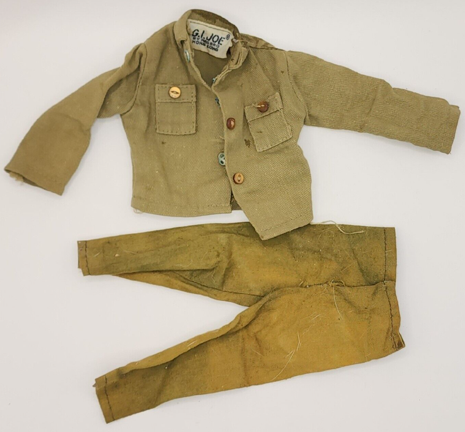Vintage 1964 Hasbro Gi Joe Japan Green Fatigues Combat Field Jacket | eBay