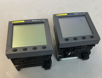 *Lot of 2* (TWO) Square D Schneider Electric PowerLogic PM820 Power ...