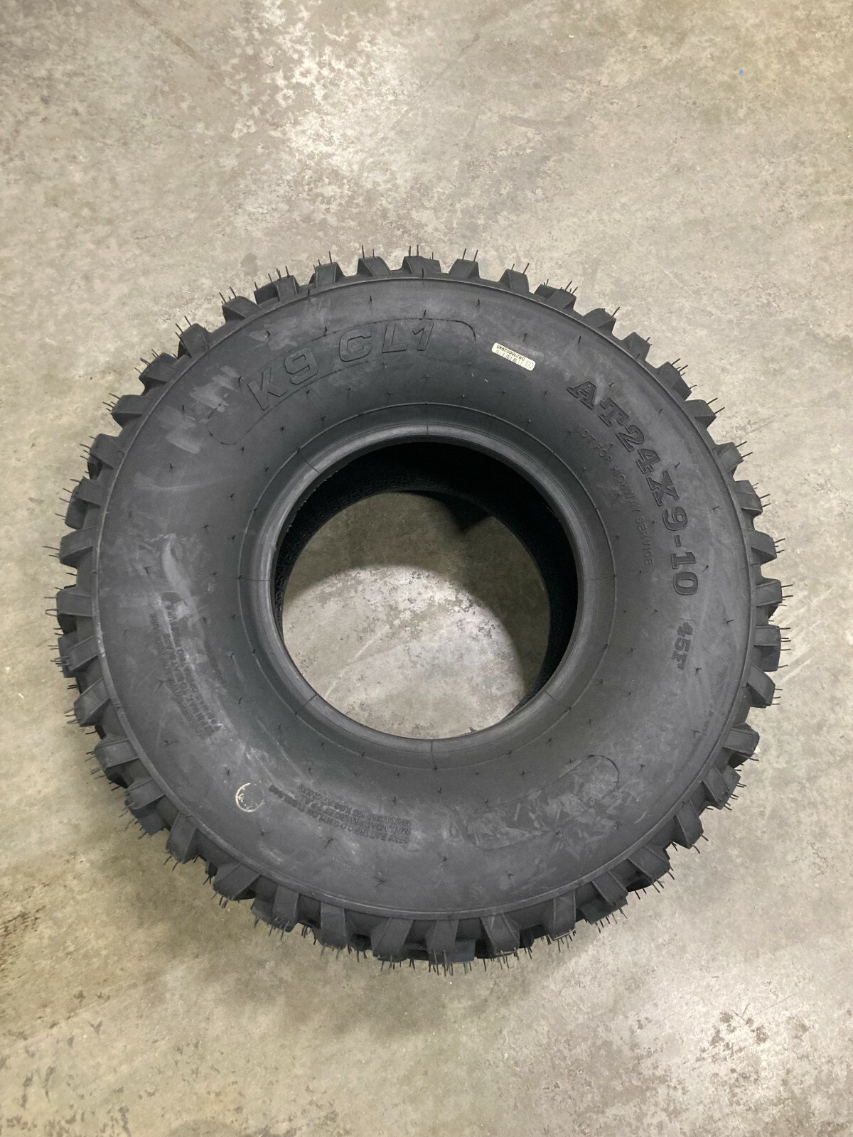 2 New Tires 24 11 10 K9 Classic CL1 6 ply 24x11.00-10 24x11-10 ATV UTV ...