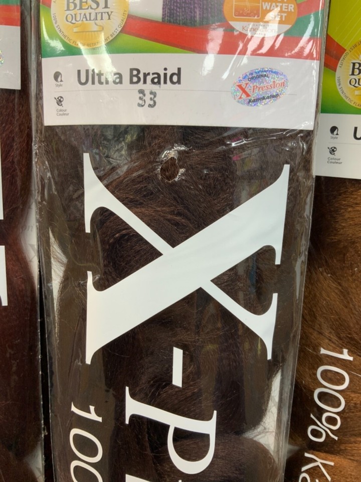 XPRESSION ULTRA BRAID HAIR FOR BRAIDING, EXPRESSION "KANEKALON ...