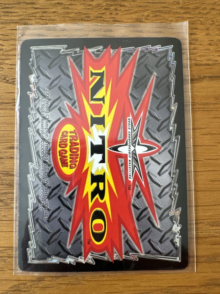 2000 WCW Nitro Trading Card Game Sting's Mask Foil Rare | eBay