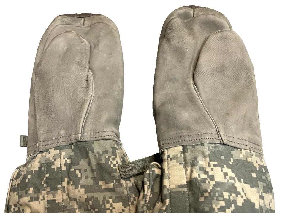 US Military Mittens Arctic Extreme Cold Weather Gloves w/ Liners ACU ...