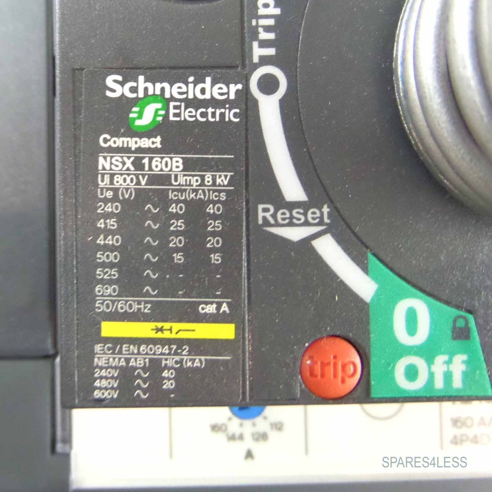Schneider Electric Leistungsschalter NSX160B LV430330 GEB | eBay