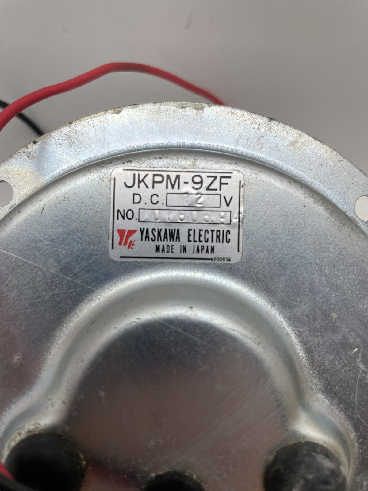 YASKAWA ELECTRIC JKPM-9ZF PANCAKE DC SERVO MOTOR 12V FOR CARTRIVISION ...