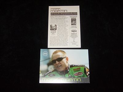 2010 SPECIAL EDITION MARK MARTIN GO DADDY POSTCARD 3 1/2 X 5 | eBay