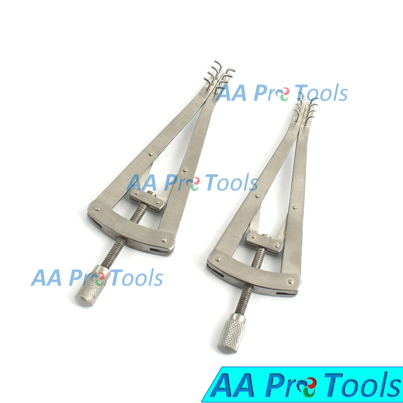 2 Alm Retractor 7cm Sharp Blunt 4x4 Prongs, Ophthalmic Instruments | eBay
