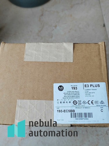 193-EC5BB AB E3 Plus 3-15 A Overload Relay Spot Goods Expedited ...