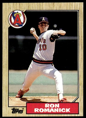 1987 Topps Ron Romanick California Angels #136 | eBay