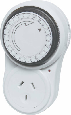 Mechanical Mains Timer 24 Hour Very easy to use simply rotate the dial ...
