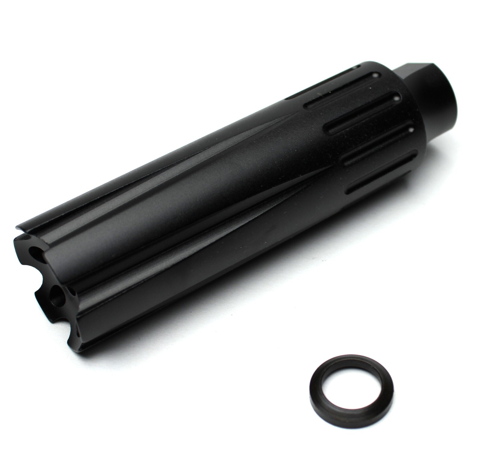 4.5" 5/8x24 Linear Comp Black Anodized Aluminum For .308 300Blackout | eBay