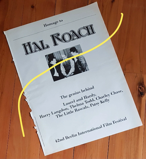Hal Roach happy 100th birthday + advert for Berlin Film Festival - 1992 ...