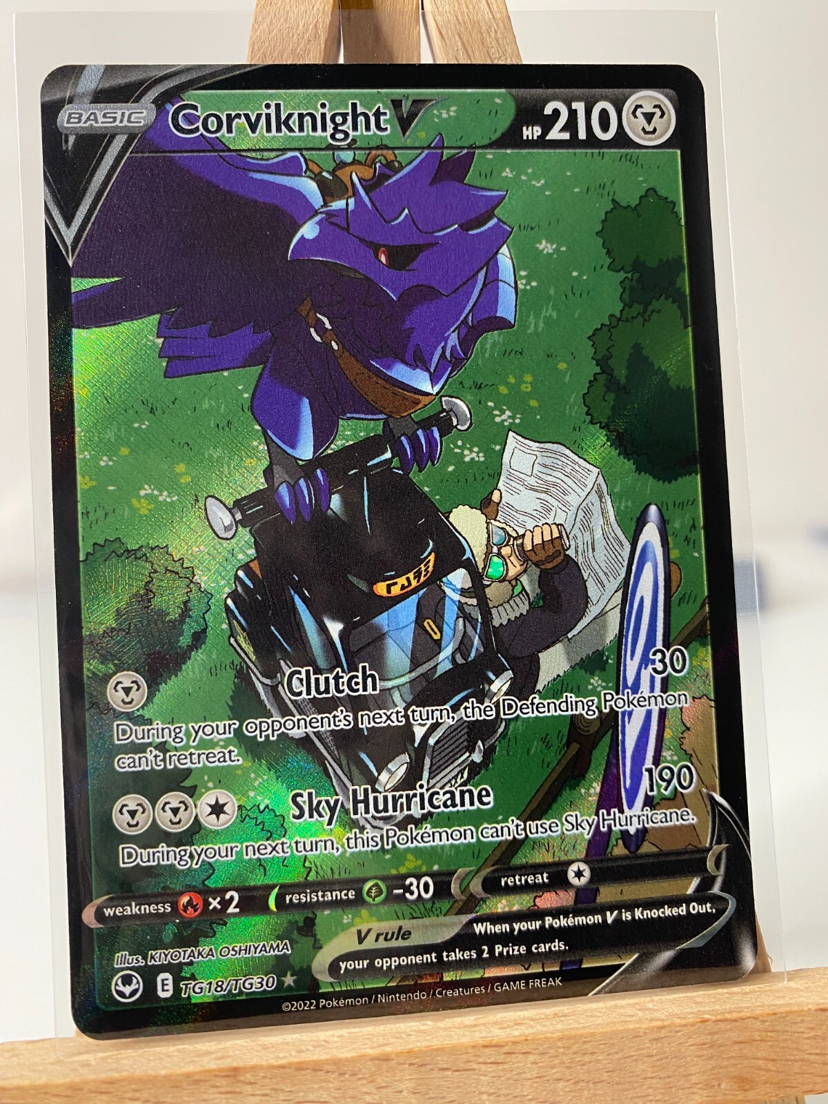 Pokemon TCG NM Corviknight V - Silver Tempest [Trainer Gallery] [TG18 ...