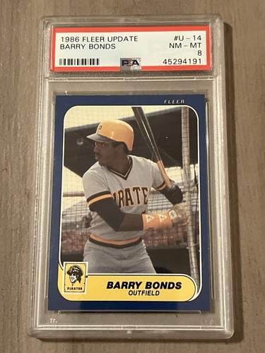 Barry Bonds Fleer Rookie Card