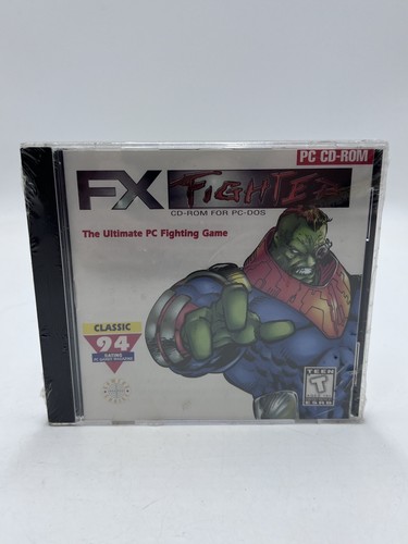 VINTAGE FX FIGHTER CD ROM PC DOS GAME COMPUTER 1995 USA GTE New Sealed ...