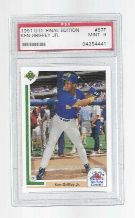 1991 Upper Deck Final Edition Ken Griffey Jr Seattle Mariners #87F PSA ...