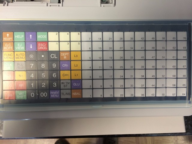 Sharp XE-A217B Electronic Cash Register with a Movable Display - Black ...