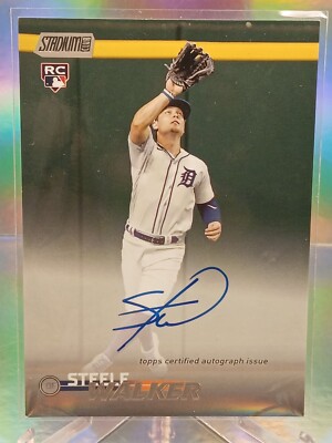 2023 Stadium Club Baseball Steele Walker RC Rookie On Card Auto ...