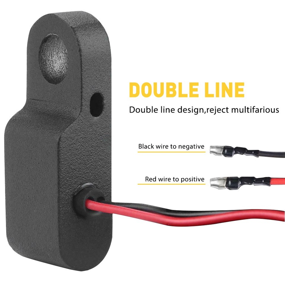 Universal 2PCS Motorcycle Black LED Turn Signal Light Indicators Amber ...