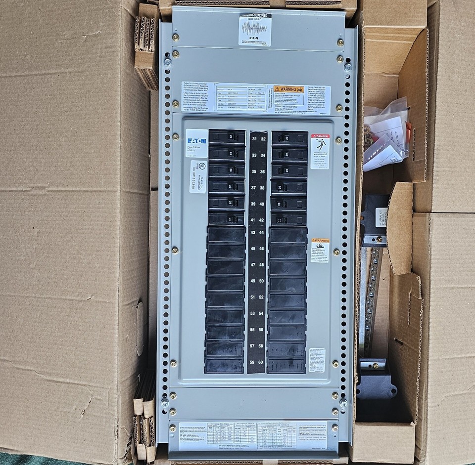 New in Box EATON Pow-R-Line PRL-1a 200amp Panelboard 1C96649G02 ...
