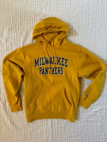 University of Wisconsin Milwaukee UWM Panthers Hoodie Gold Small | eBay