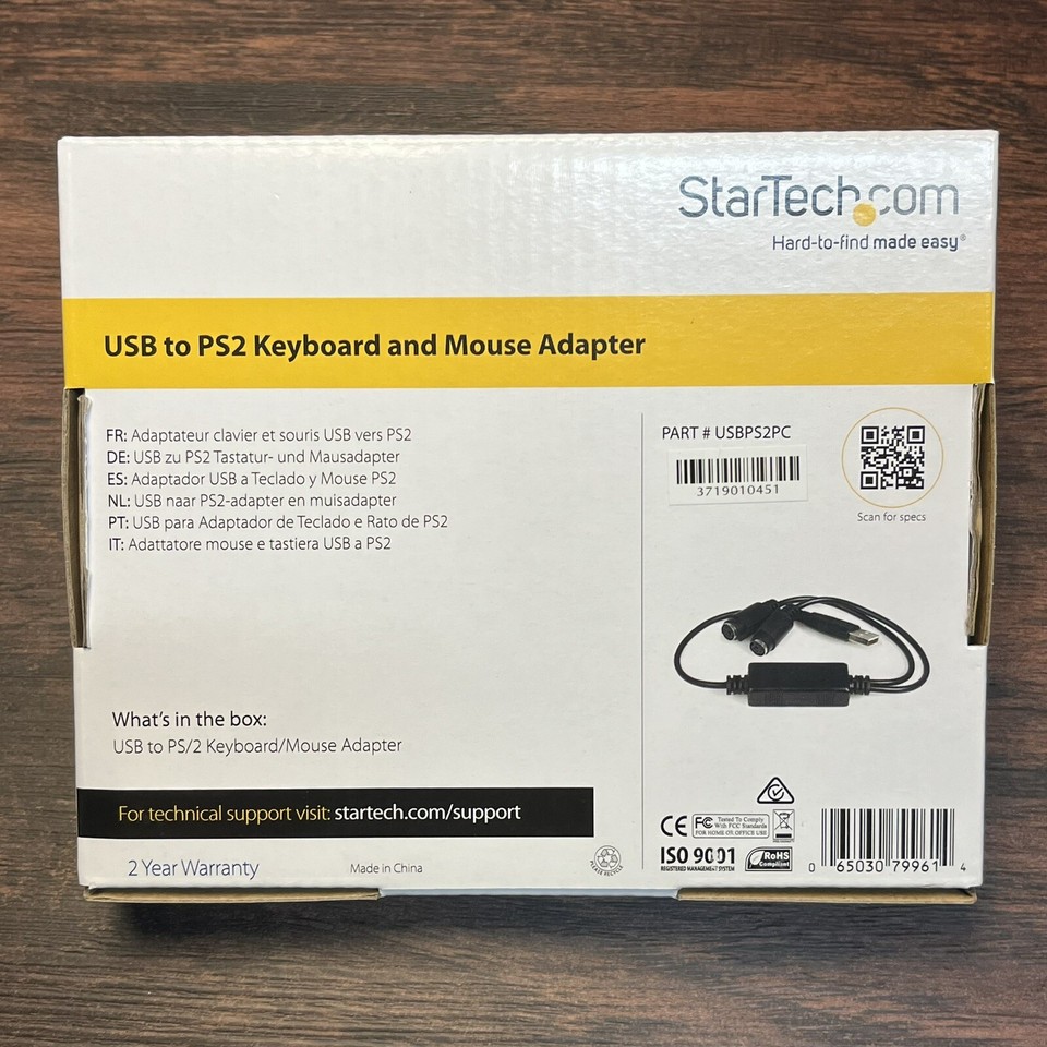 StarTech PS2 Keyboard and Mouse to USB Adapter USBPS2PC | eBay