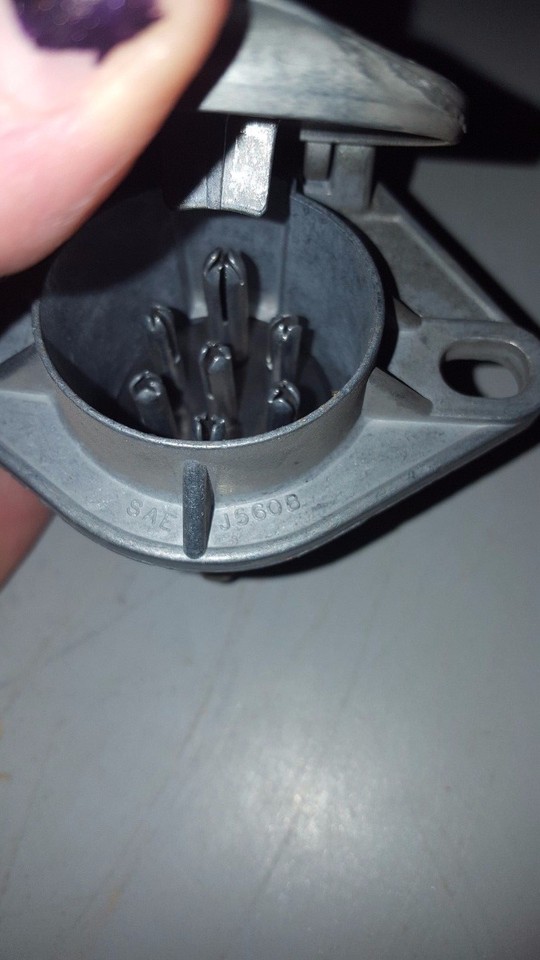 Lot of 2 Midland Trailer Plug Connector 7 Pin, SAE J560B | eBay