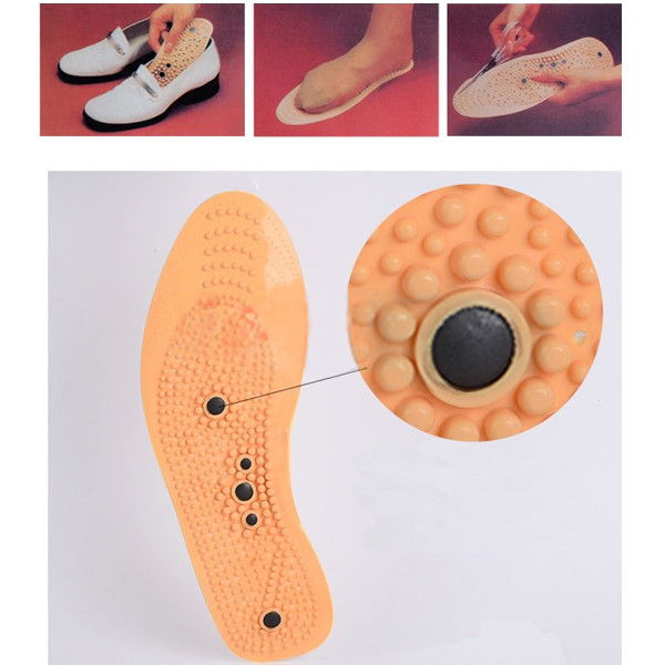 Magnetic Gel Silicone Magnetic Therapy Insole Invisible Feet RR | eBay