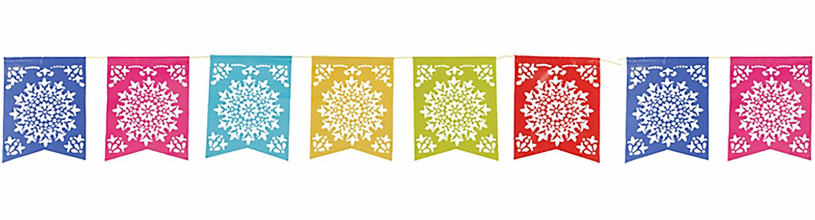 Del Sol Flag Banner Mexican Fiesta Decorations Cinco De Mayo Spanish ...