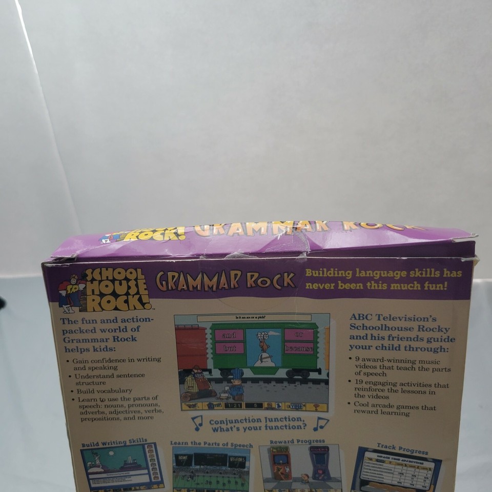 School House Rock Grammar Rock CD-ROM (Windows and Macintosh) - Very ...