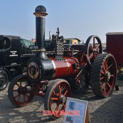 PHOTO STEAM TRACTOR 1902 BURRELL GENERAL PURPOSE ENGINE 'AH7105' C/N ...