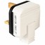 Permaplug UK 3 Pin Mains Plug. 13 Amp Heavy Duty Black/Orange/White ...