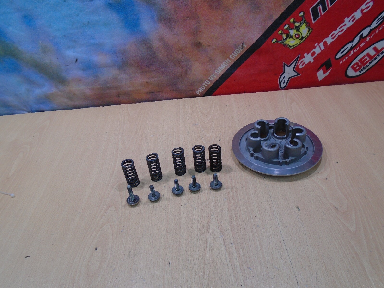 1984 HONDA CR 250R CLUTCH PRESSURE PLATE + SPRINGS (A) 84 CR250R 250 | eBay