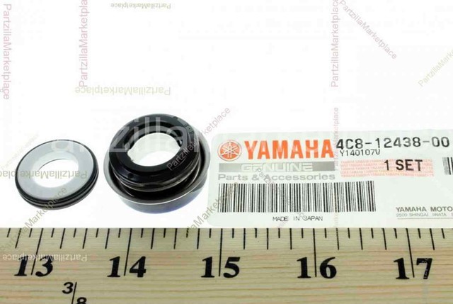 4c8-12438-00-00 Yamaha Seal Mechanical 4C8124380000 Genuine OEM Part ...