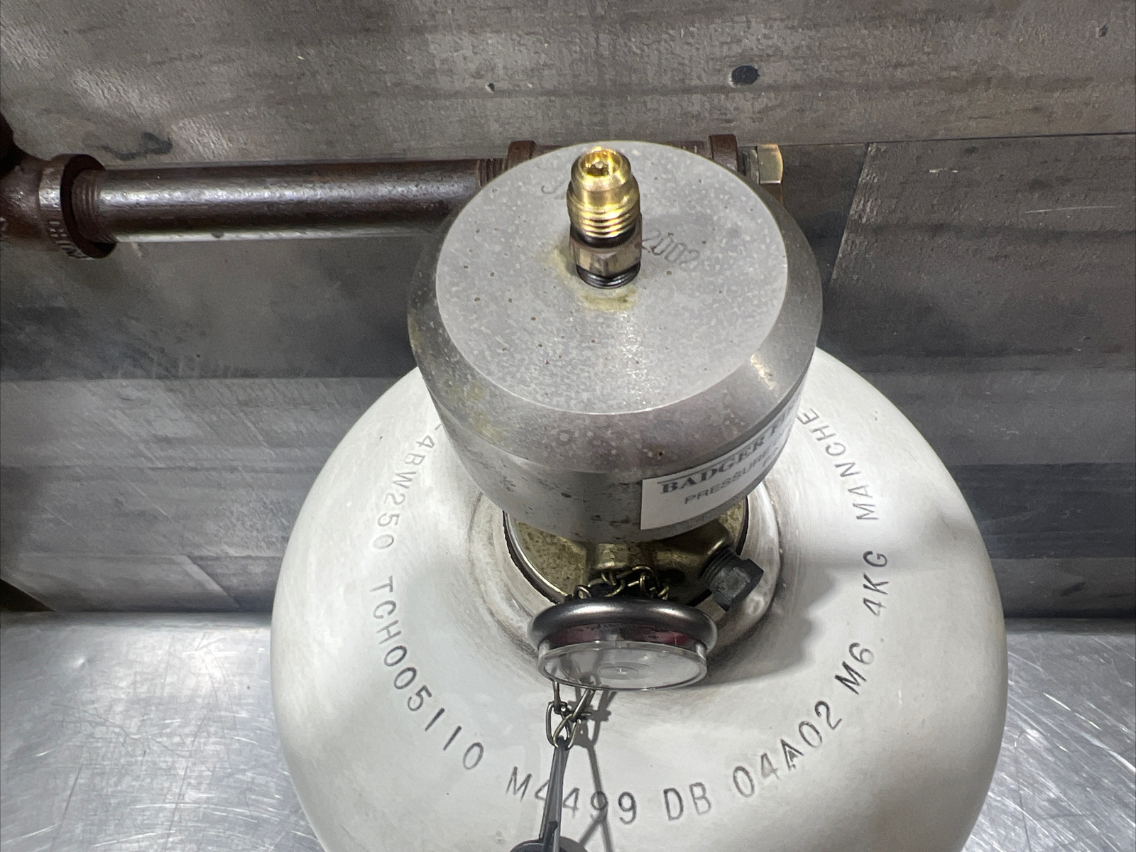 Badger Fire Protection Range Guard Wet Chemical Cylinder Model RG-2.5G ...