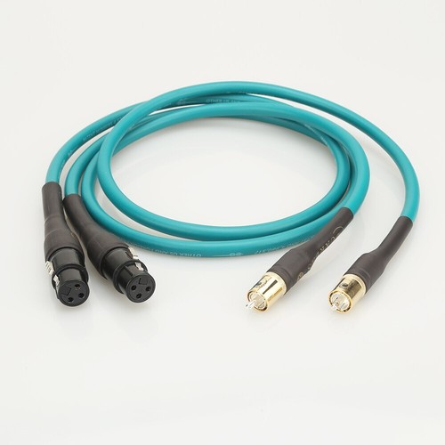 RCA to XLR Balanced Female plug Audio HiFi Cable Cross Audio Amplifier ...