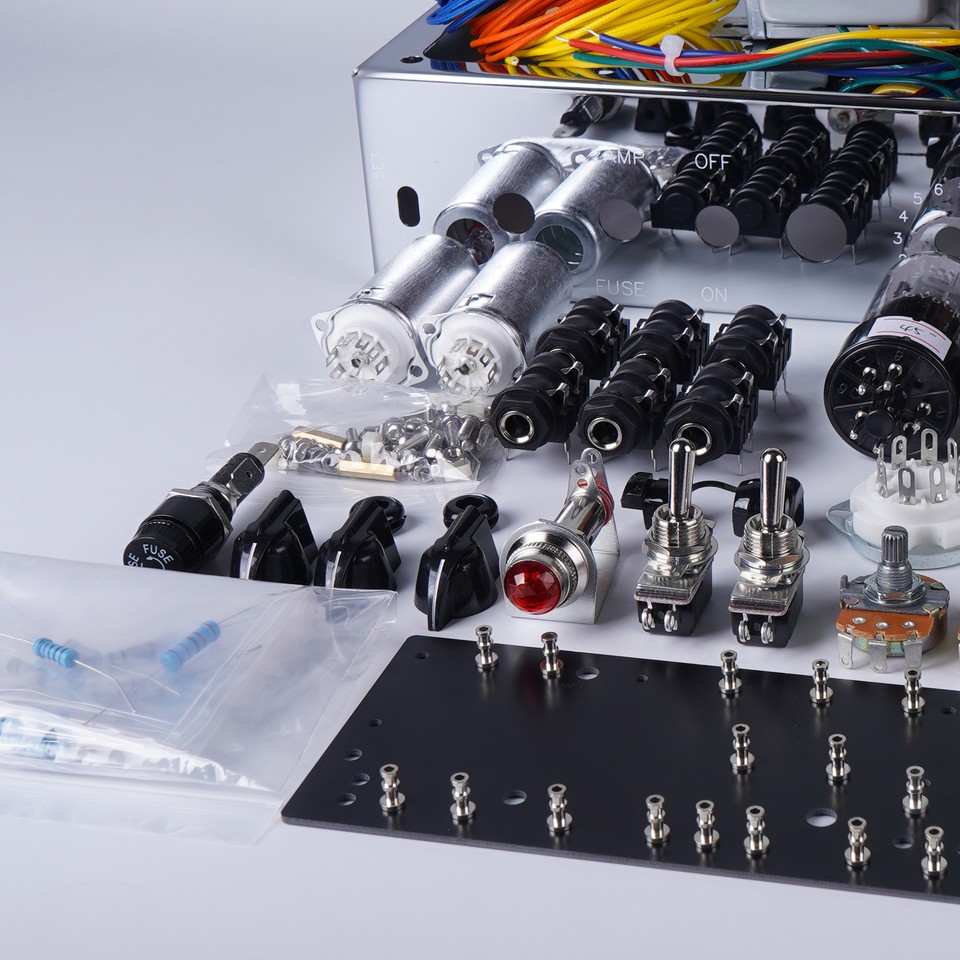 1Set 5E3 Tweed Deluxe Tube Guitar Amplifier 6V6 Push Pull Amp Kit DIY ...