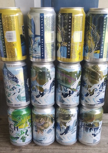 Busch light Beer Can 2021- 2024 Fishing Sets Empty 12 Cans Bottom ...