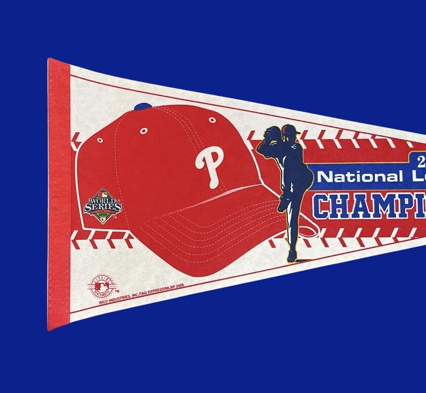 2008 Philadelphia Phillies National League Champions Baseball Pennant 29"