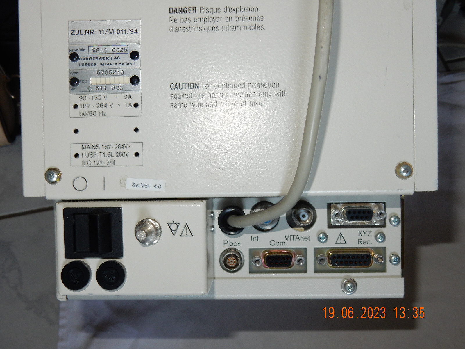 DRÄGER PM 8040 EKG Gerät -Überwachungsmonitor, geprüft,befindet in ...