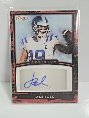 2022 Sage Artistry Jake Bobo Red Autograph Card #A-JB / SEATTLE ...