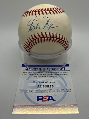 Rich Nye Chicago Cubs Cardinals Signed Autograph Official Baseball PSA ...