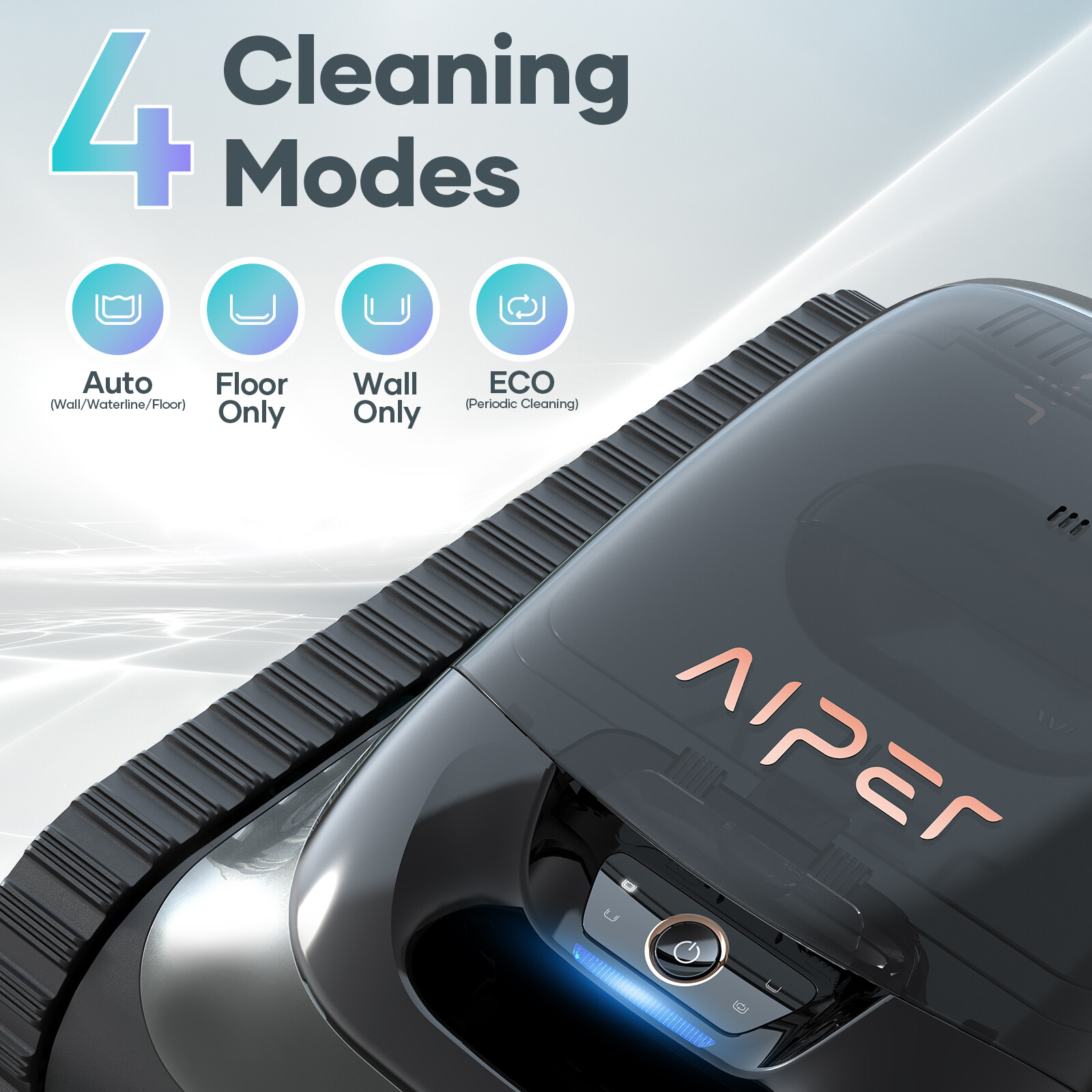 AIPER Pool Cleaner Robot Pool Vacuum Wall Climbing Waterline Cleaning ...