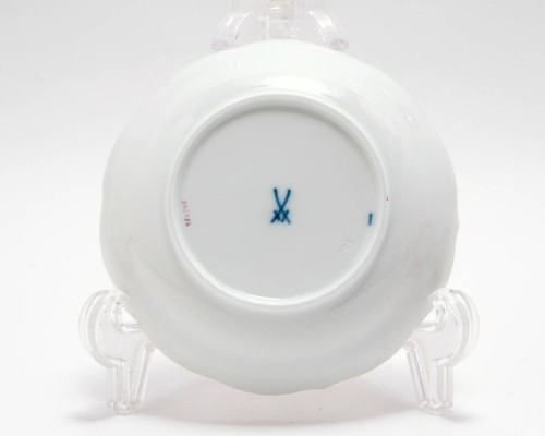 Meissen Gold Flower Bouquet Kamail Purple Color Kante Mocha Cup ...