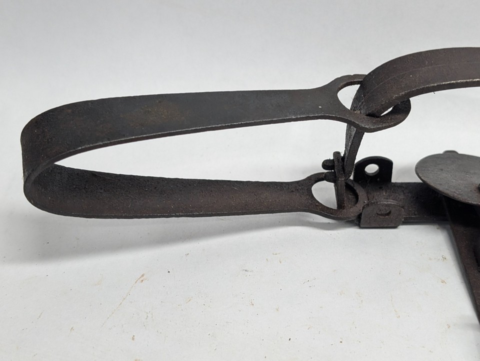 Vintage Blake & Lamb No. #1 Single Long Spring Animal Trap Primitive ...