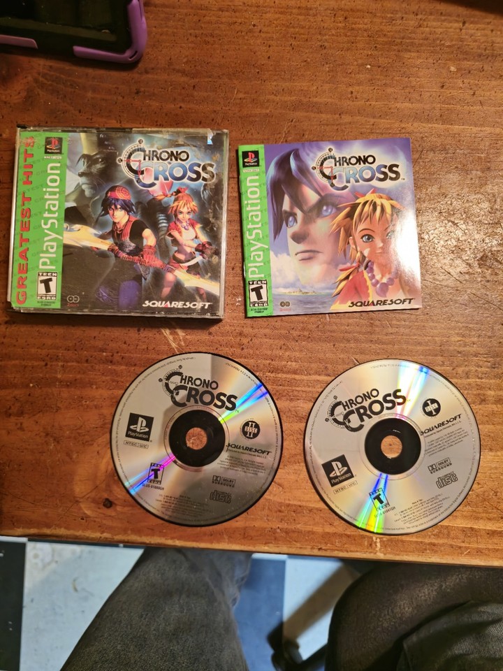 Chrono Cross PS1 PlayStation 1 Black Label W/manual Tested ...