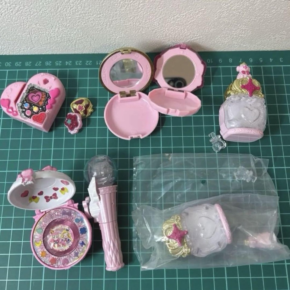 Precure All Stars Collectible Set Transformation Items Compact Mirror ...
