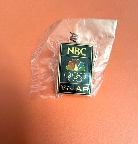 ATHENS OLYMPICS PIN NBC MEDIA HOST BROADCAST STATION WJAR PROVIDENCE RI ...