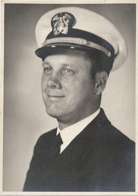 Found Vintage Photo circa 1940s Naval Officer Portrait WWII Uniform USN ...