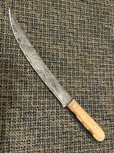 DEXTER #32712 Carbon Steel 12" Blade Cimeter Scimitar Knife *GOOD ...