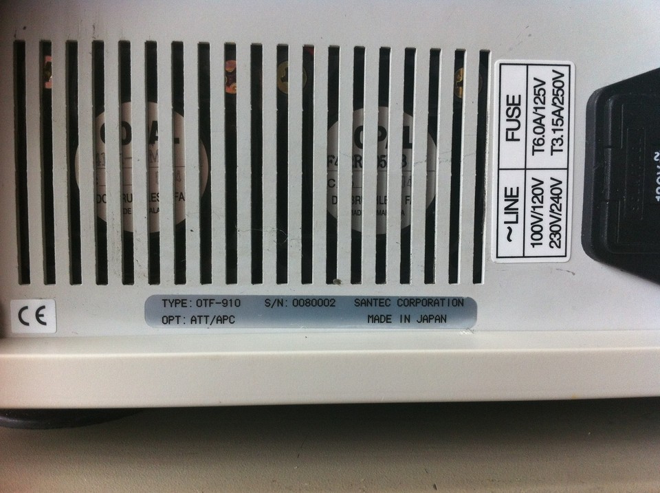 Santec OTF-910 Optical Tunable Filter w option ATT,APC | eBay